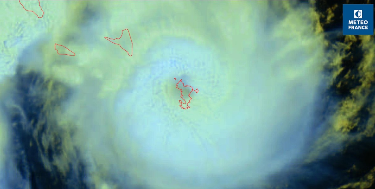 LE CYCLONE CHIDO A FRAPPÉ MAYOTTE par Météo-France Mayotte